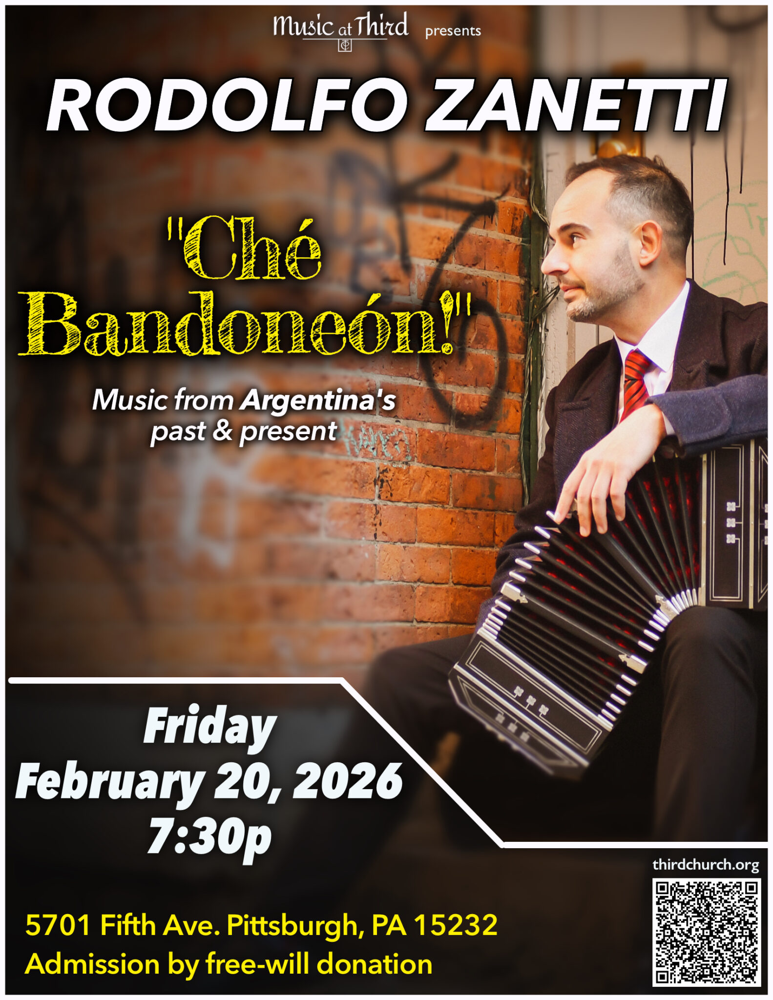 From Buenos Aires to Pittsburgh: Rodolfo Zanetti to perform “Ché ...